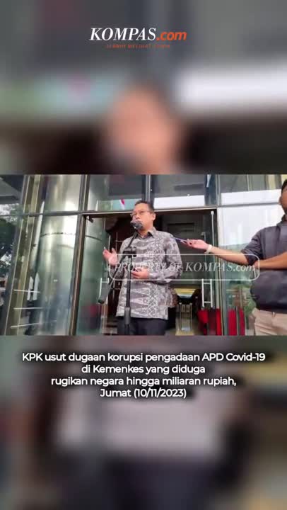 Video: KPK Usut Dugaan Korupsi Pengadaan APD Covid-19 di Kemenkes #SHORTS