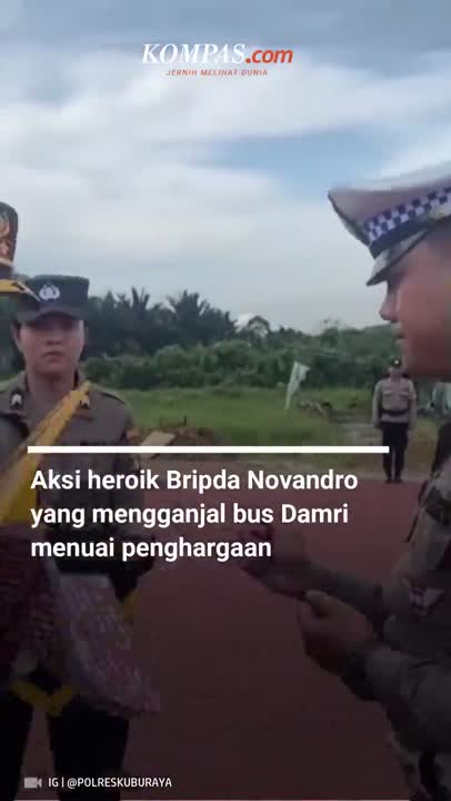 Bripda Novandro Dapat Hadiah Motor dari Kapolri