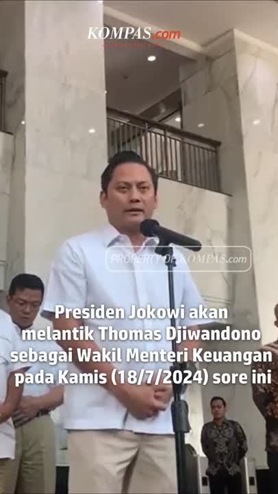 Video: Rekam Jejak Thomas Djiwandono, Keponakan Prabowo Akan Dilantik Jokowi Jadi Wamenkeu