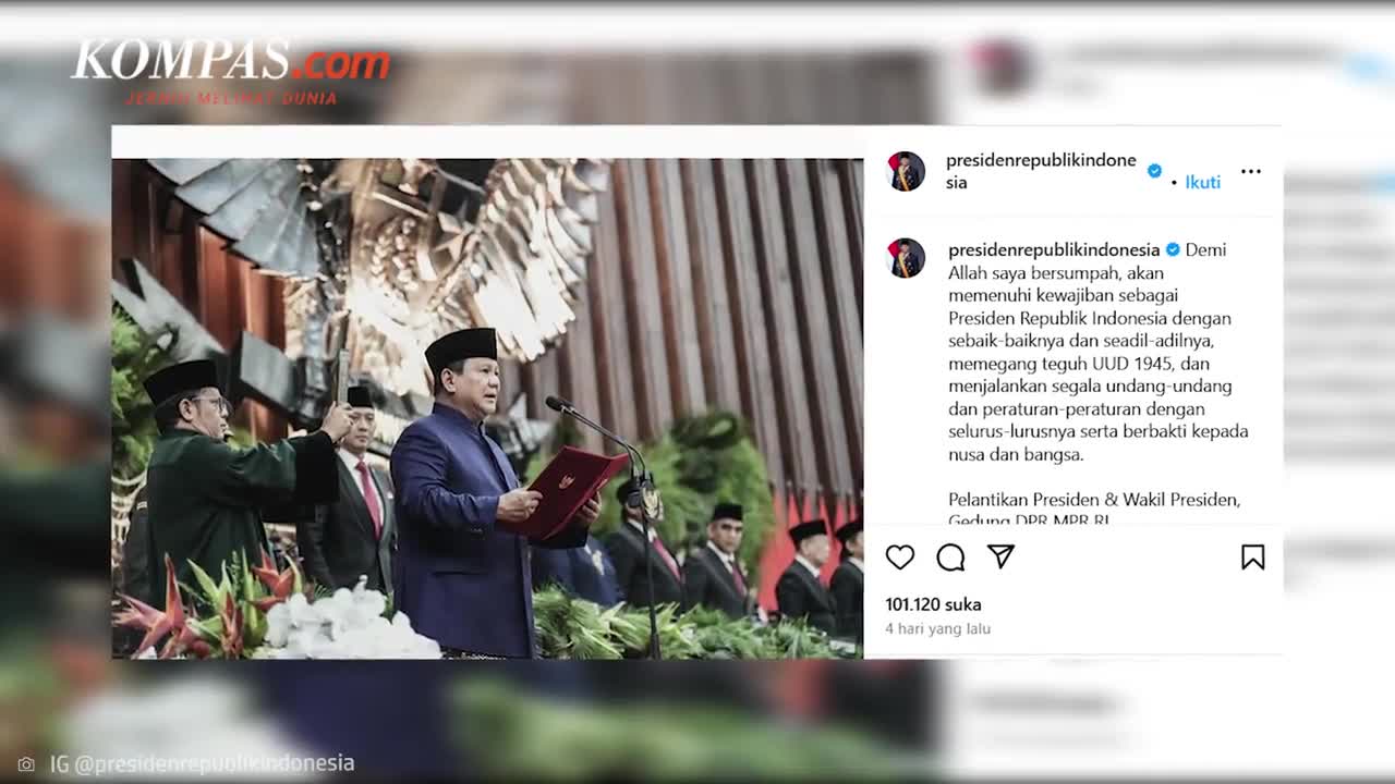 Berita Terkini Harian Akun Ig Baru Prabowo Terbaru Hari Ini - Kompas.com