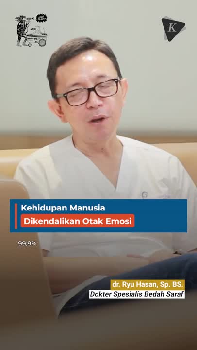 Ryu Hasan, Neurosains, Kehidupan Manusia Dikendalikan Otak Emosi