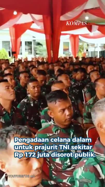 Video: Soal Pengadaan Celana Dalam TNI Rp 172 Juta, Kapuspen: Sesuai Kebutuhan dan Prosedur