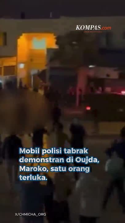 Demo Maroko: Mobil Polisi Tabrak Demonstran, Kericuhan Menjalar