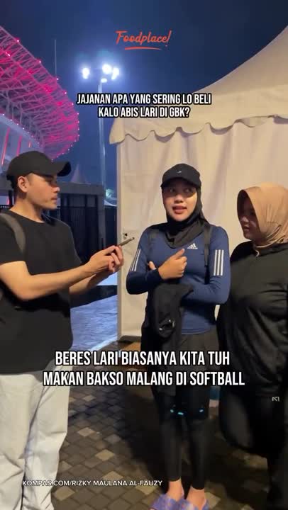 JAJANAN APA YANG SERING LO BELI KALO ABIS LARI DI GBK