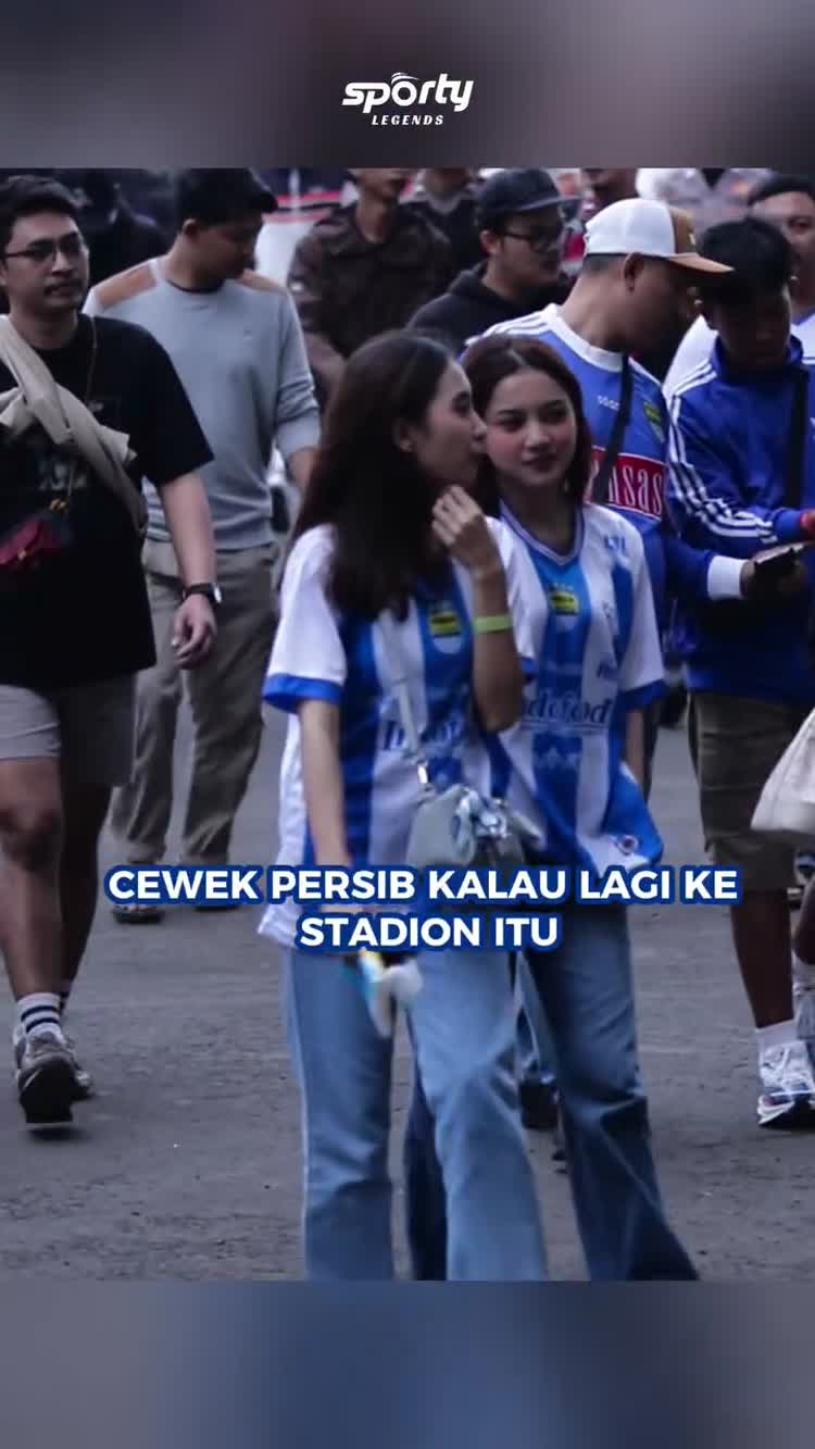 Kulik Gaya Cewek Persib Kalau Lagi di Stadion
