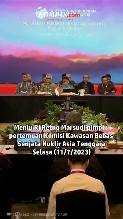 Menlu RI Retno Marsudi Pimpin ASEAN agar Bebas Senjata Nuklir