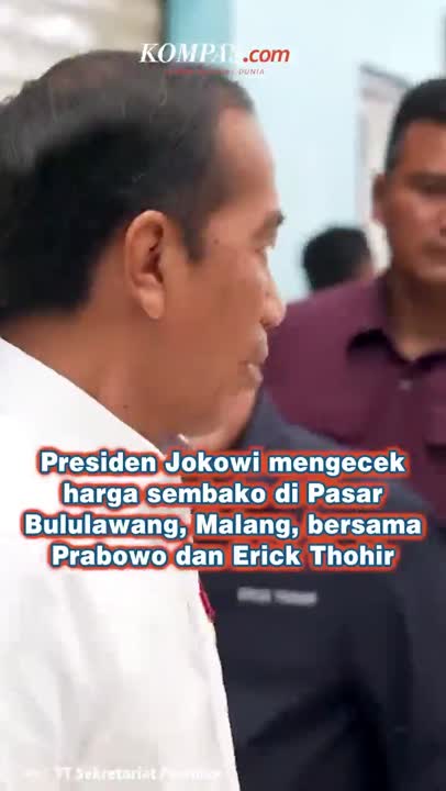 Alasan Jokowi Ajak Prabowo dan Erick Thohir Kunjungan ke Malang
