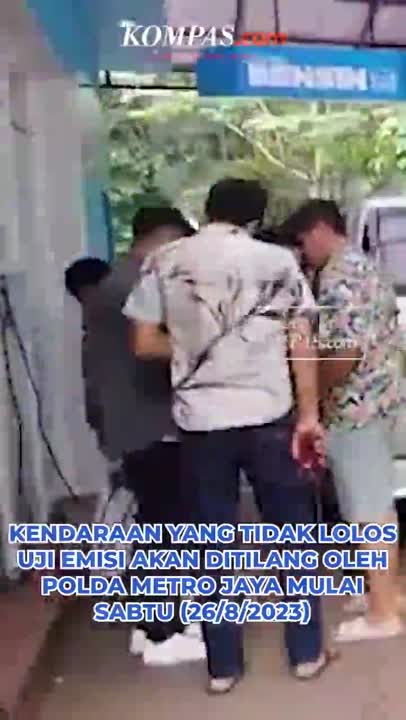 Video: Polisi Bakal Tilang Kendaraan Tak Lolos Uji Emisi